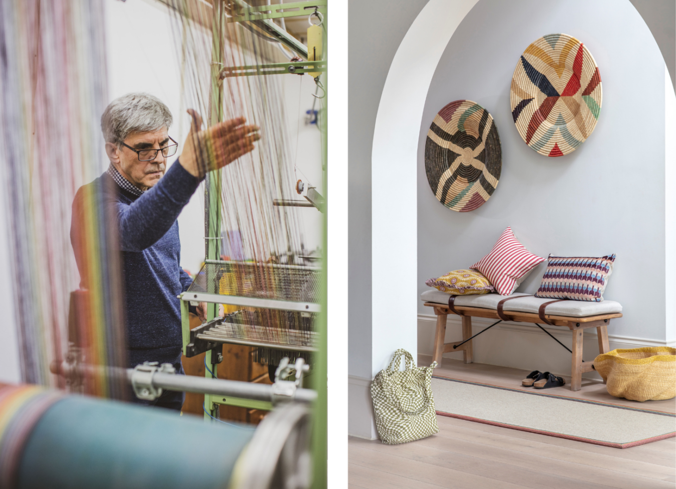 The Story Behind Textile Artisan Ray & The Studio Borders | The ...