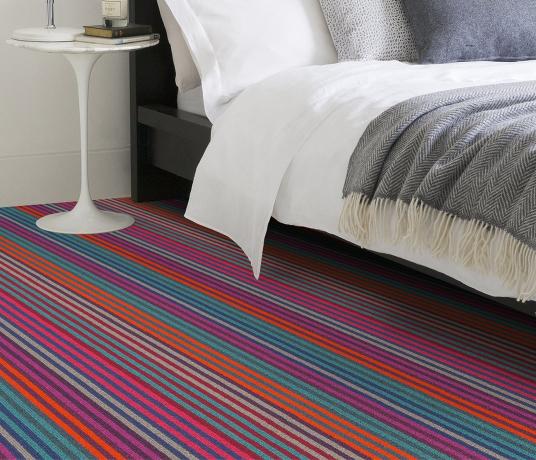Margo Selby Stripe Carnival Waltzer (1991) | Wool Carpet | Alternative ...
