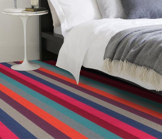 Margo Selby Stripe Carnival Carousel (1990) | Wool Carpet | Alternative ...
